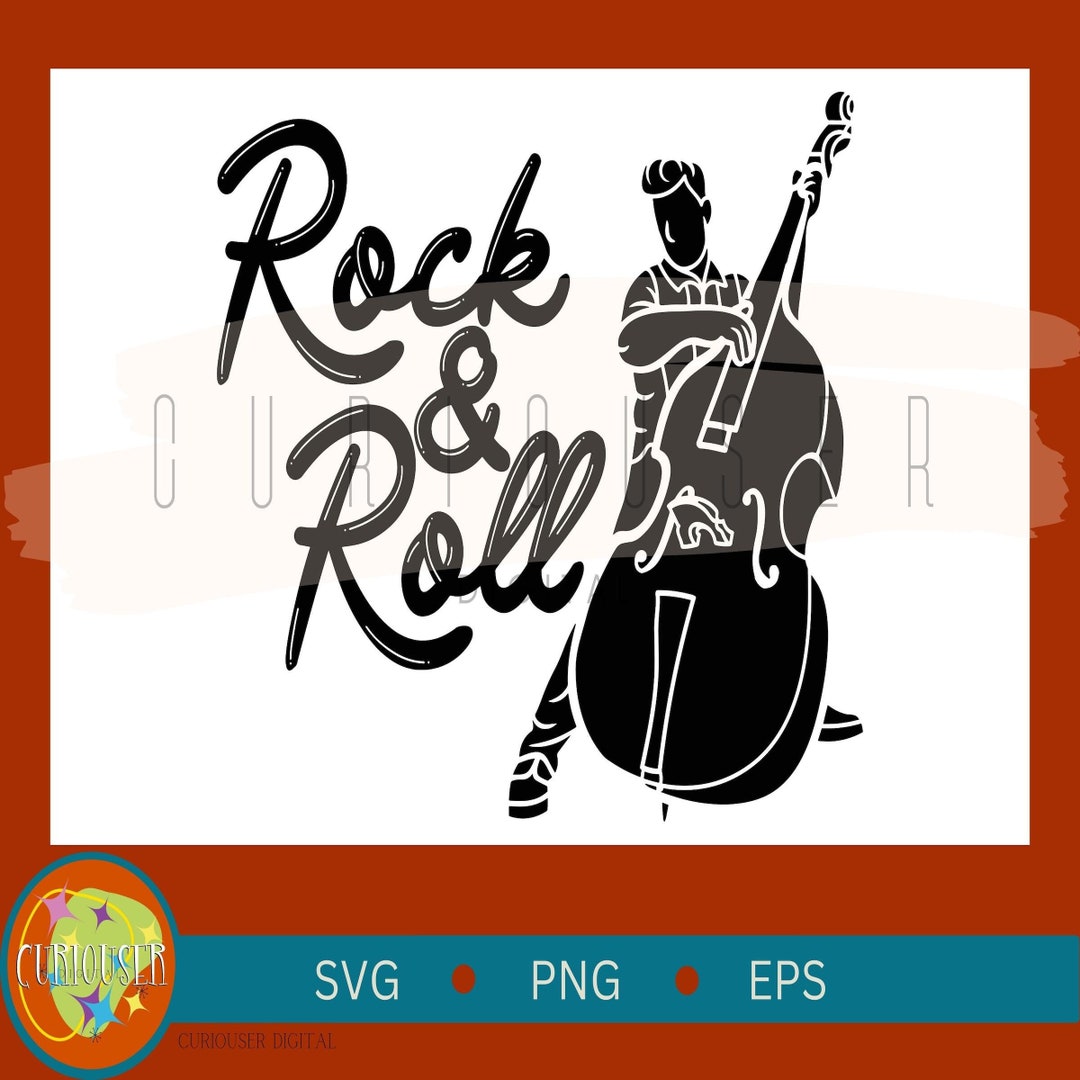 Rock N Roll Png Sublimation Printable Digital Download, 1950s ...