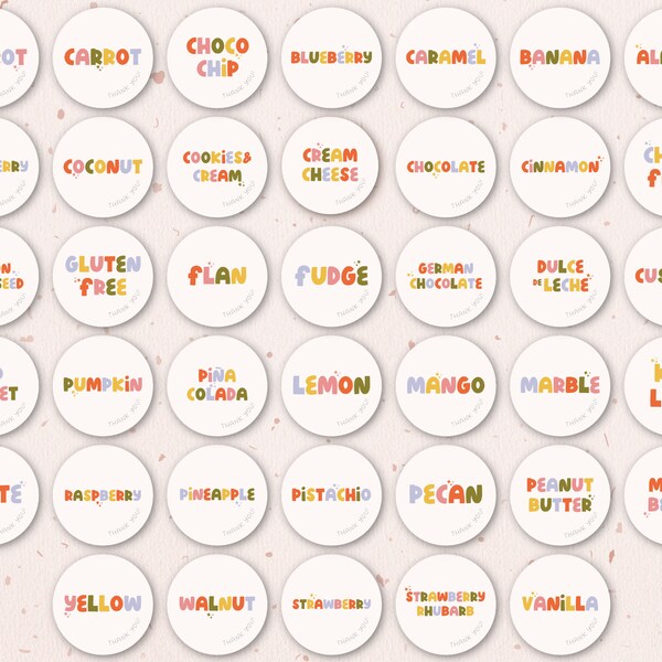 Cake Box Labels - Etsy