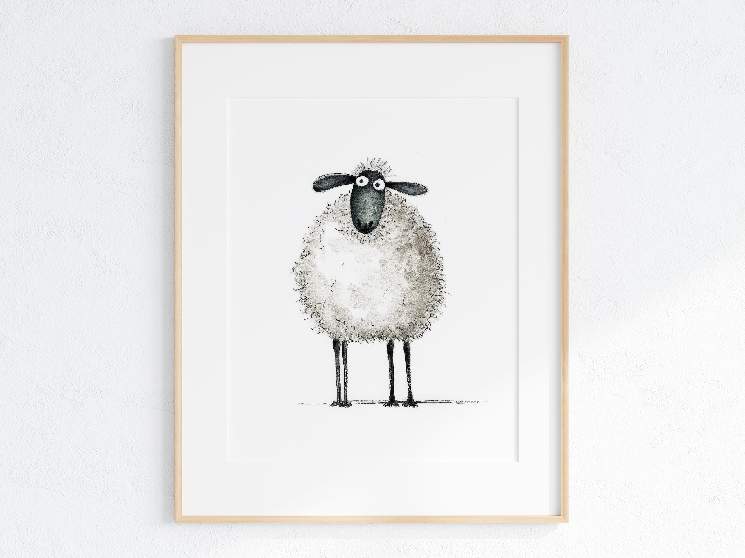 Sheep Print - Shear Delight: A Whimsical Woolly Wonder - Etsy