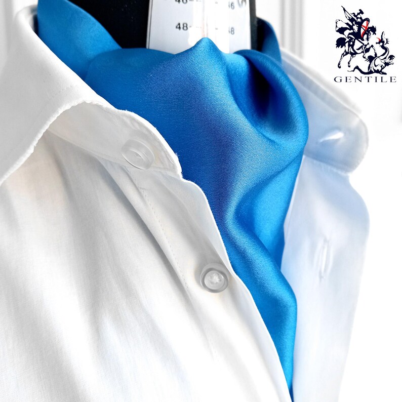 ASCOT in Raso Di SETA, Tinta Unita, Fatto a Mano in Italia - Etsy