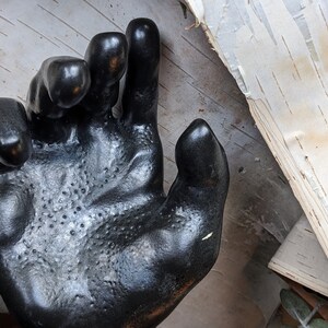 Hand Sculpted Clay Hand Standing Sculpture - Etsy