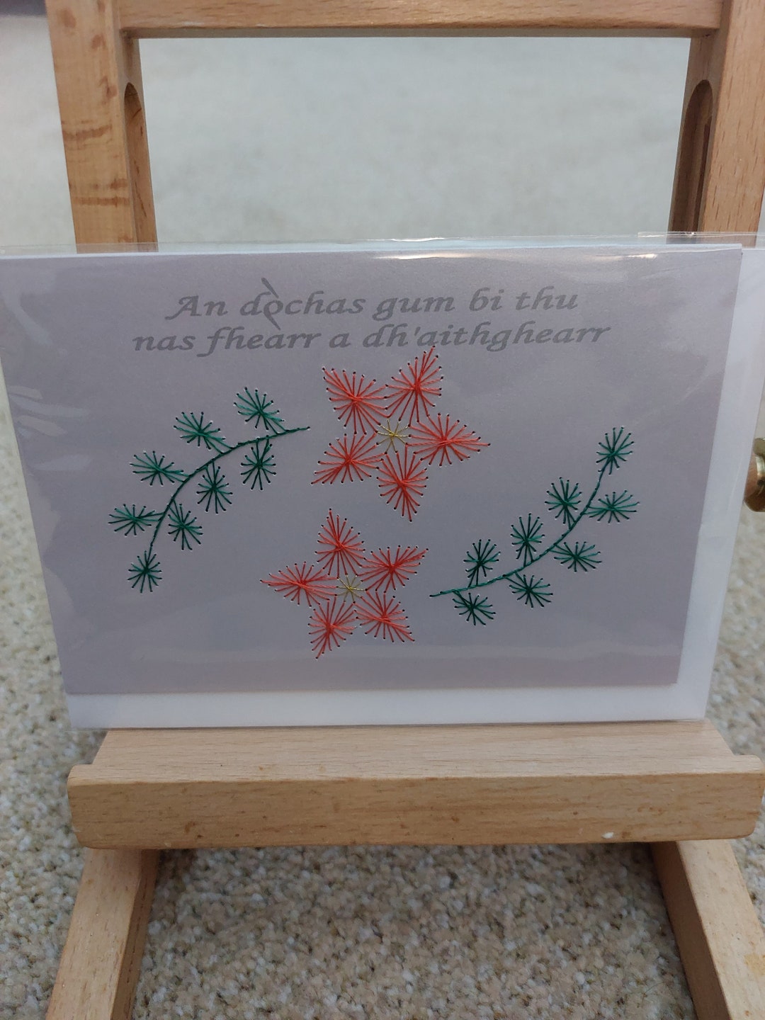 Scottish Gaelic Get Well Soon Card, an Dochas Gum Bi Thu Nas Fhearr a ...