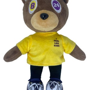 Kanye West Ye Kobe Bryant Graduation Plushie Teddy Bear "i Feel Like ...