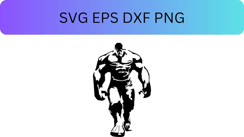 Buy Hulk Vector Cut File for Cricut, Silhouette, Png Eps Dxf, Decal ...