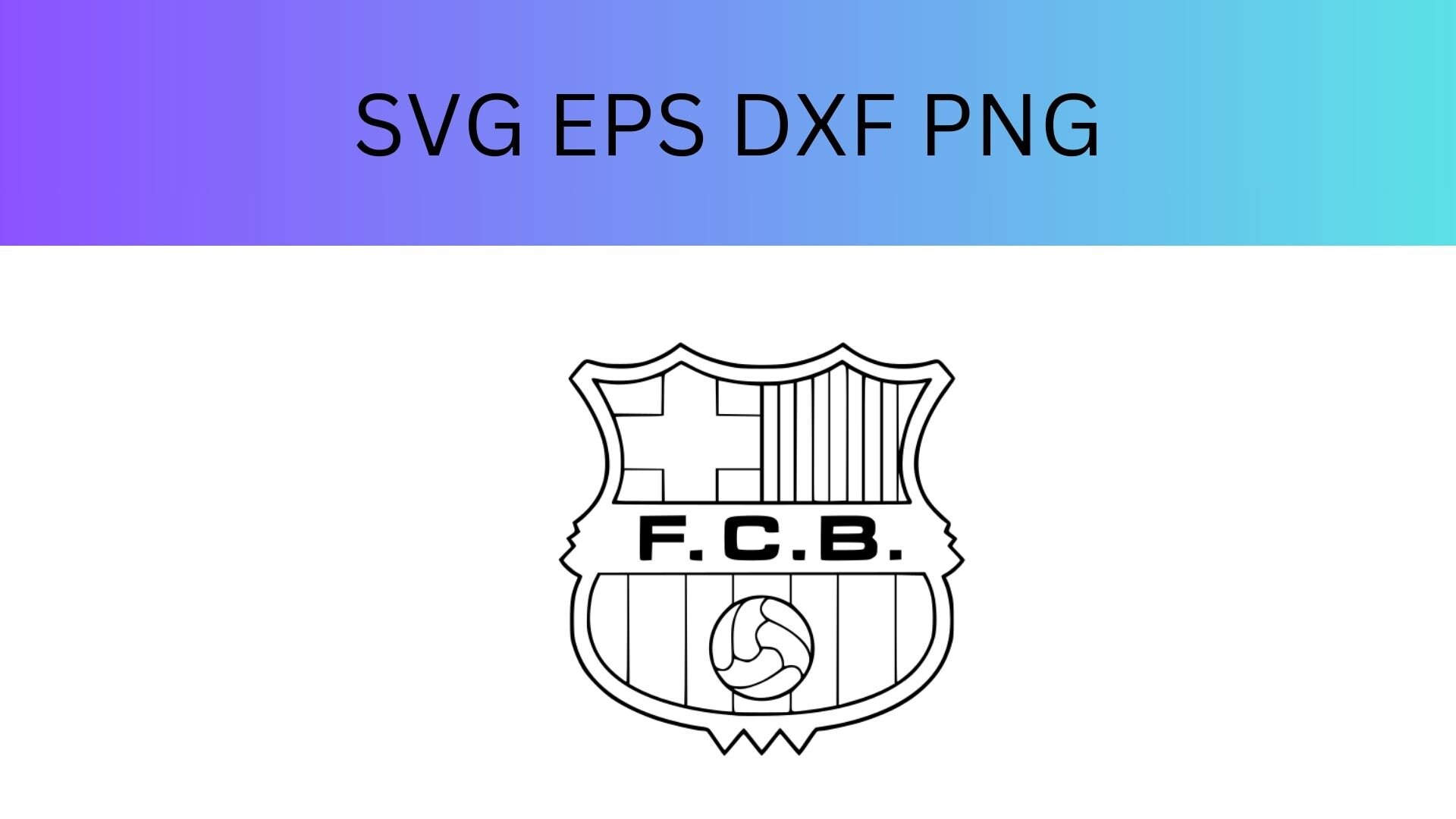 Barcelona Vector Cut File for Cricut, Silhouette, Png Eps Dxf, Decal ...