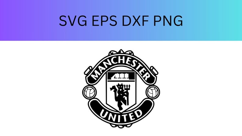 Manchester United Vector Cut File for Cricut Silhouette Png - Etsy