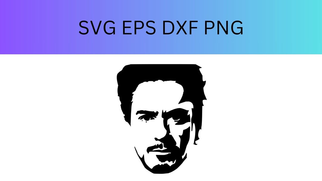 RDJ Vector Cut File for Cricut, Silhouette, Png Eps Dxf, Decal, Sticker ...