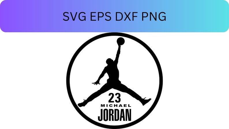 Buy Jordan Vector Cut File for Cricut, Silhouette, Png Eps Dxf, Decal ...