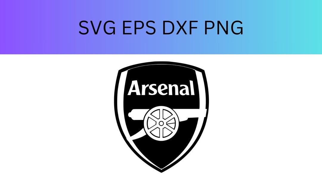 Arsenal FC Vector Cut File for Cricut, Silhouette, Png Eps Dxf, Decal ...