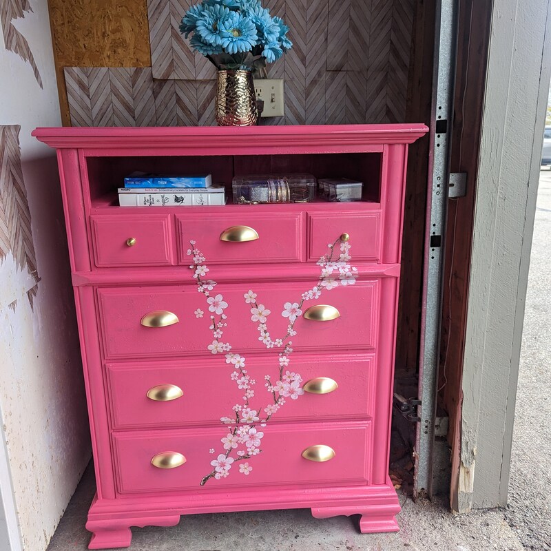 Pink Dresser - Etsy