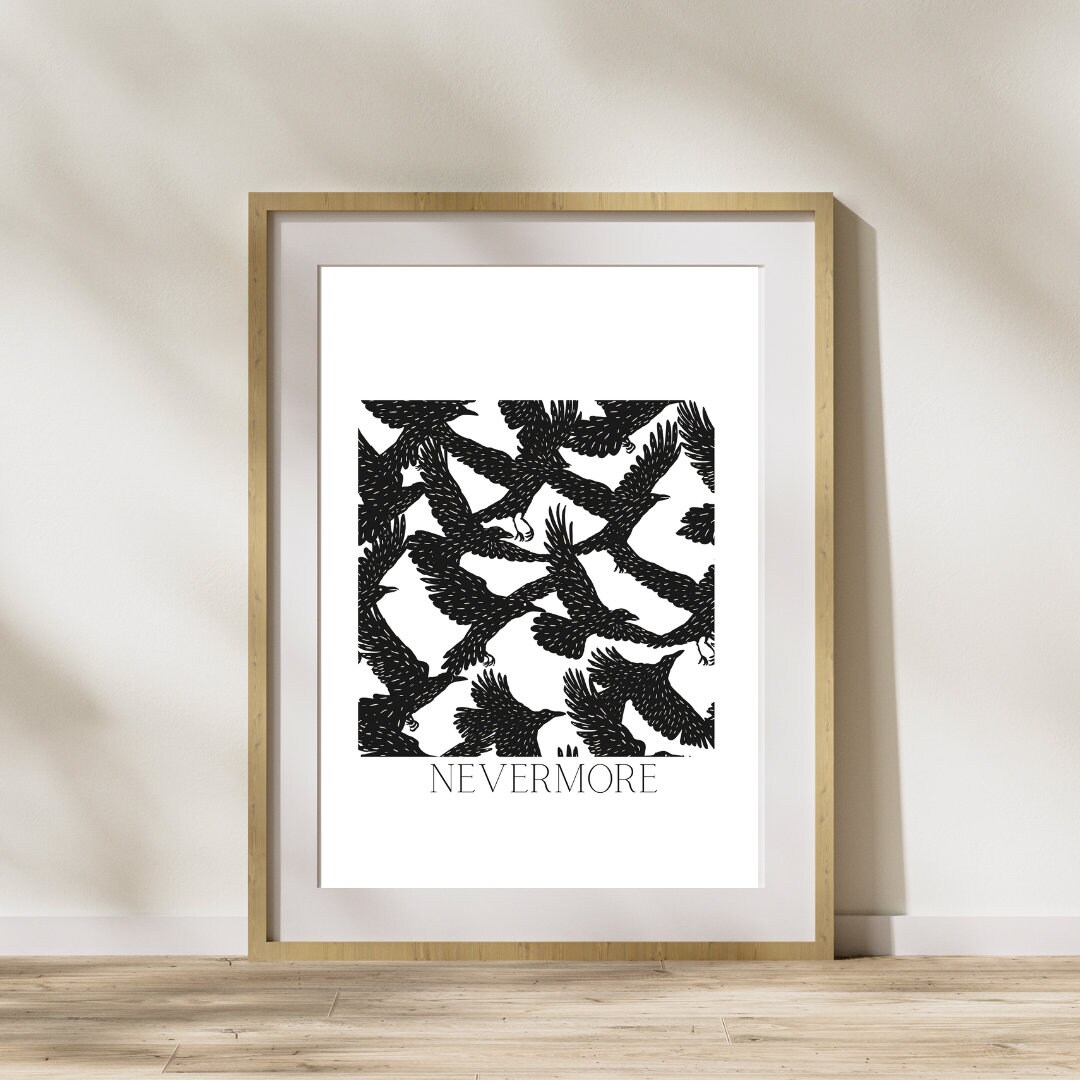 Instant Digital Download Nevermore Art Print - Etsy