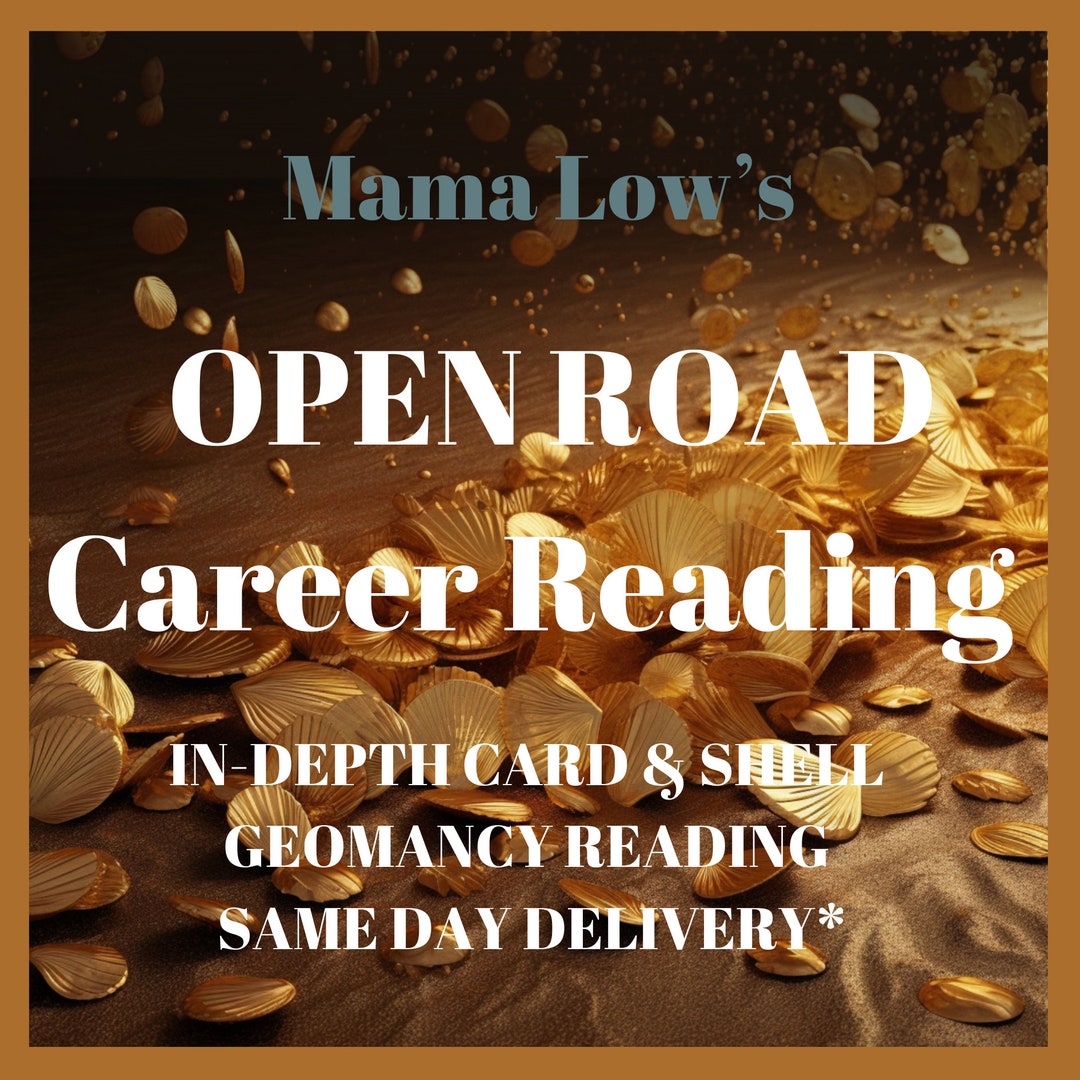 Open Road Career Reading Witch Oracle African Shell Reading Hoodoo Card ...