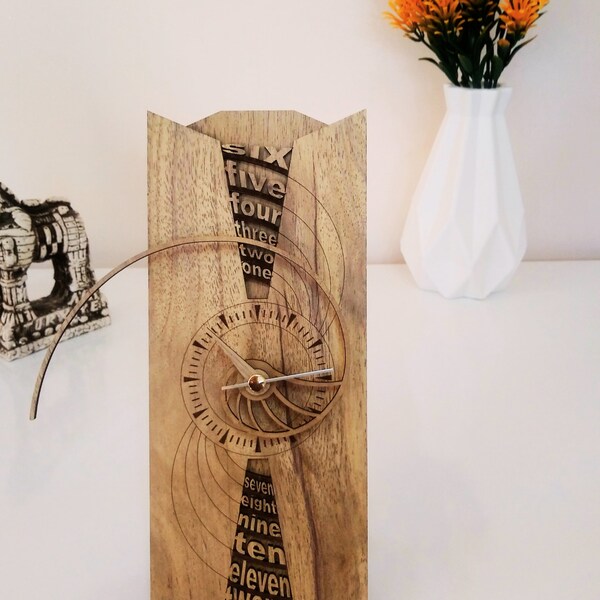 Fibonacci Desk Clock - Etsy