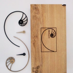 Fibonacci Desk Clockfibonacci Clock Montessori Clock Wood - Etsy
