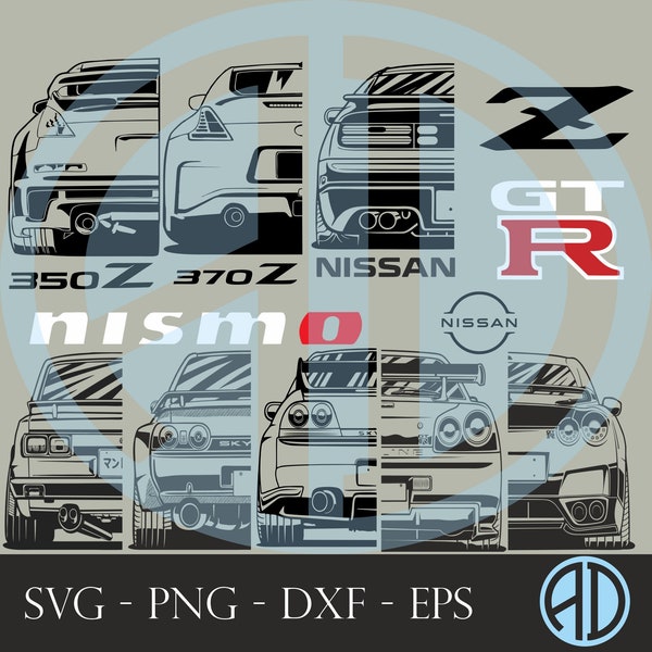 Nissan Skyline R34 Svg - Etsy