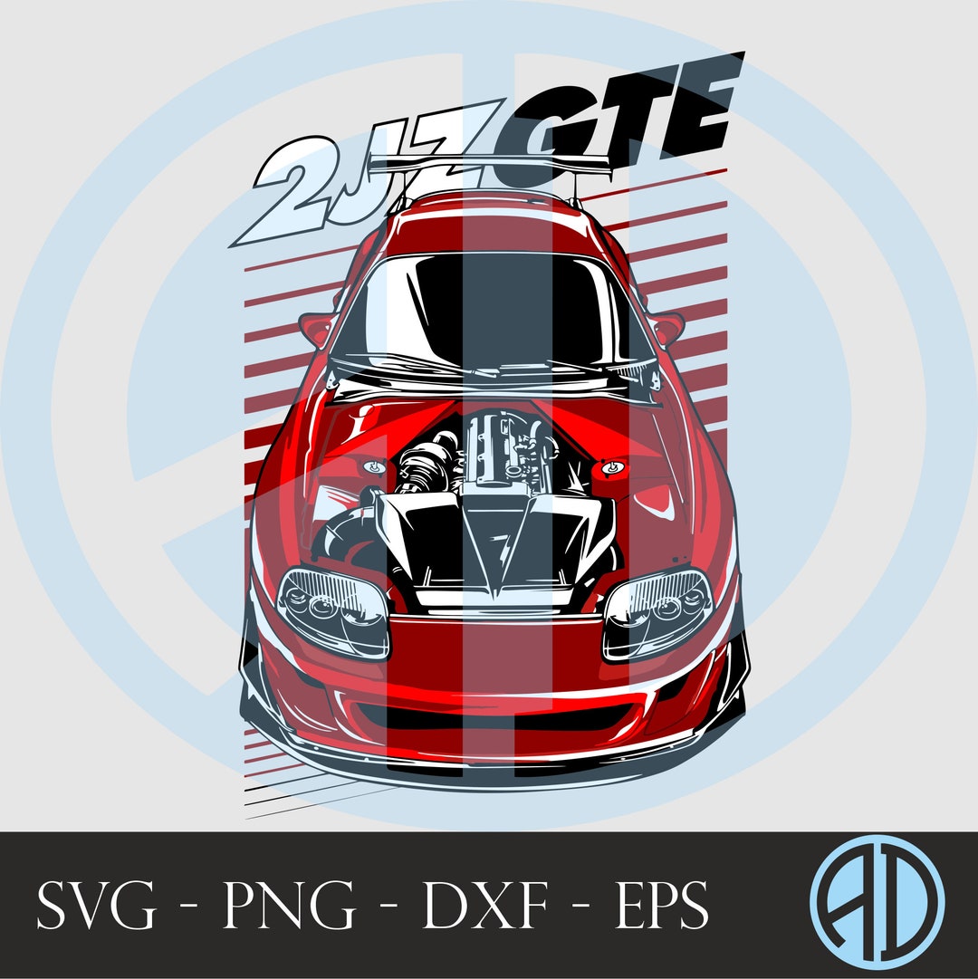 Supra SVG JDM Car PNG Vector Pro Supra Digital Design, Supra Png, Supra ...