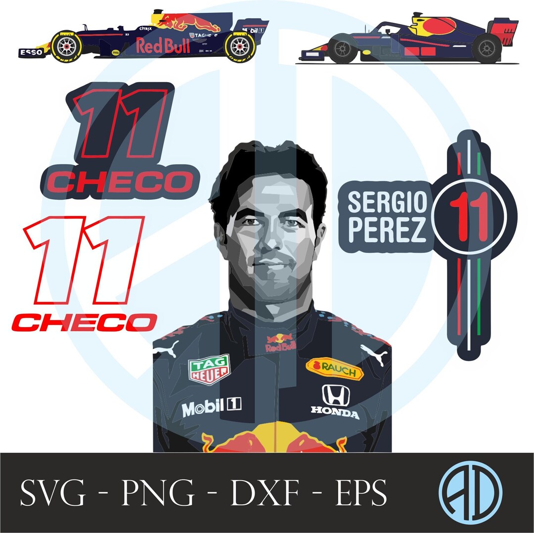Sergio Perez Svg Checo Svg F1 Car Racing Formula One - Etsy Portugal