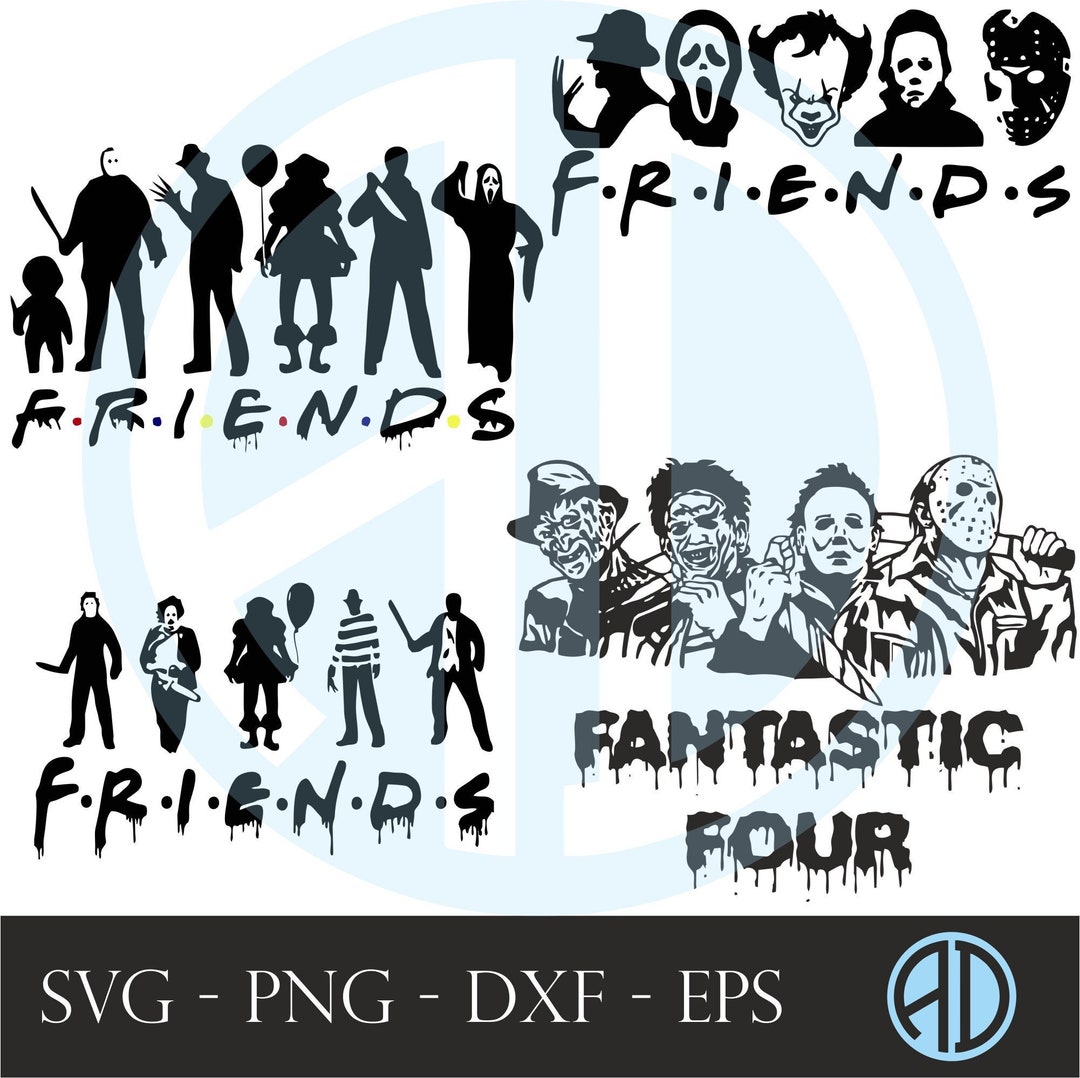 Horror Friends Svg , Halloween Horror Svg , Horror Movie Svg , Horror ...
