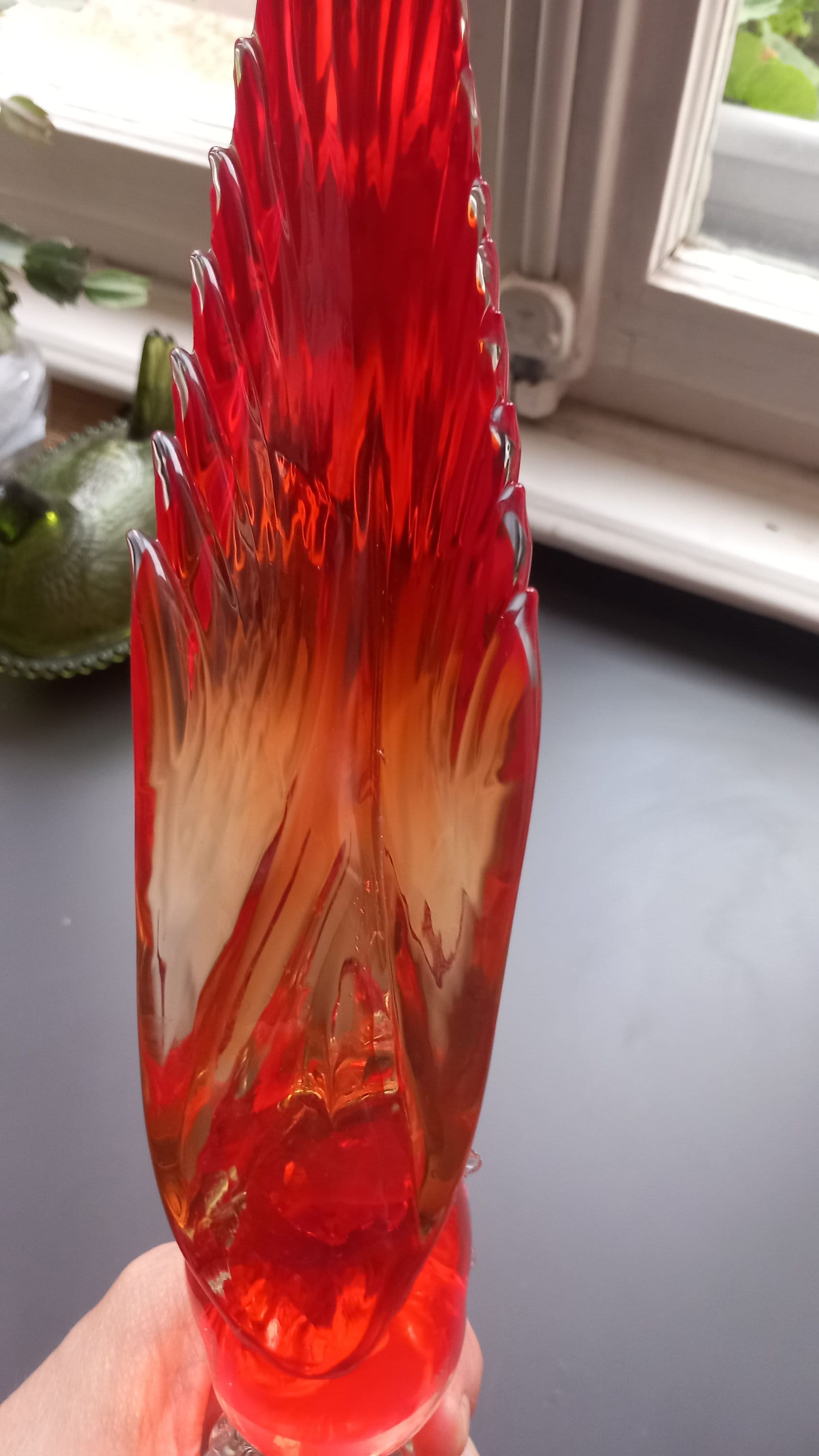 Bird Figurine pheasant in Murano Glass, Large Translusive Decorative ...