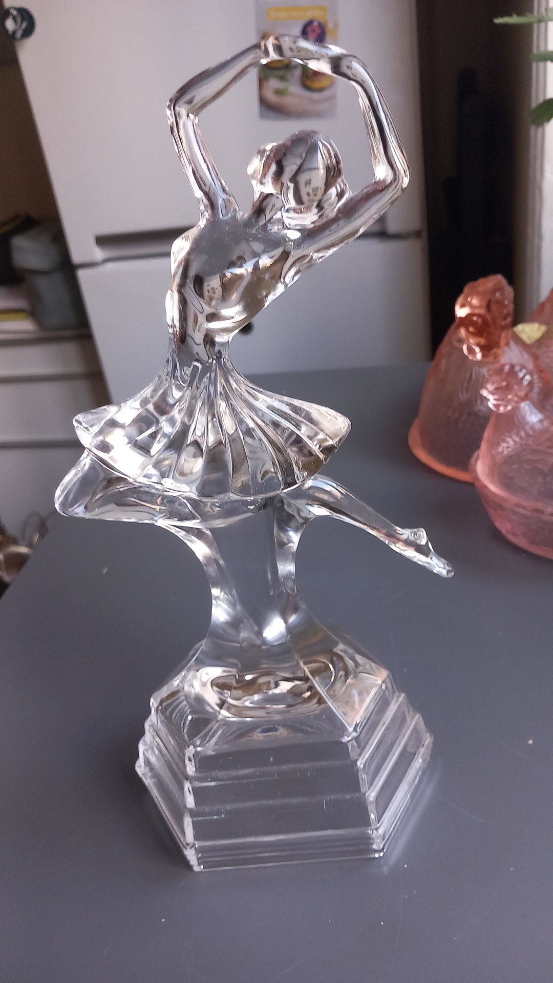 Ballerina Dancer Crystal Sculpture - Etsy