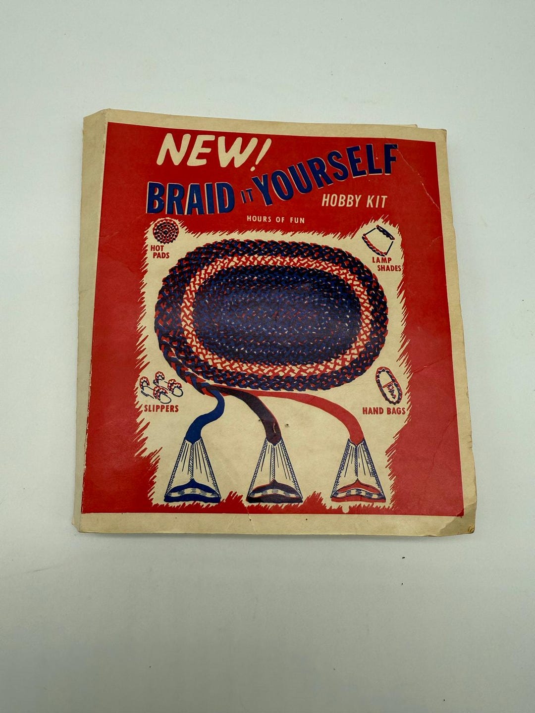 VTG Braid Yourself Hobby Kit 1967 Metal Accessories Rugs - Etsy