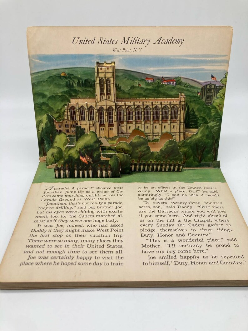 The Jolly Jump-ups Vacation Trip/ Geraldyne Clyne Pop up Book 1948 - Etsy