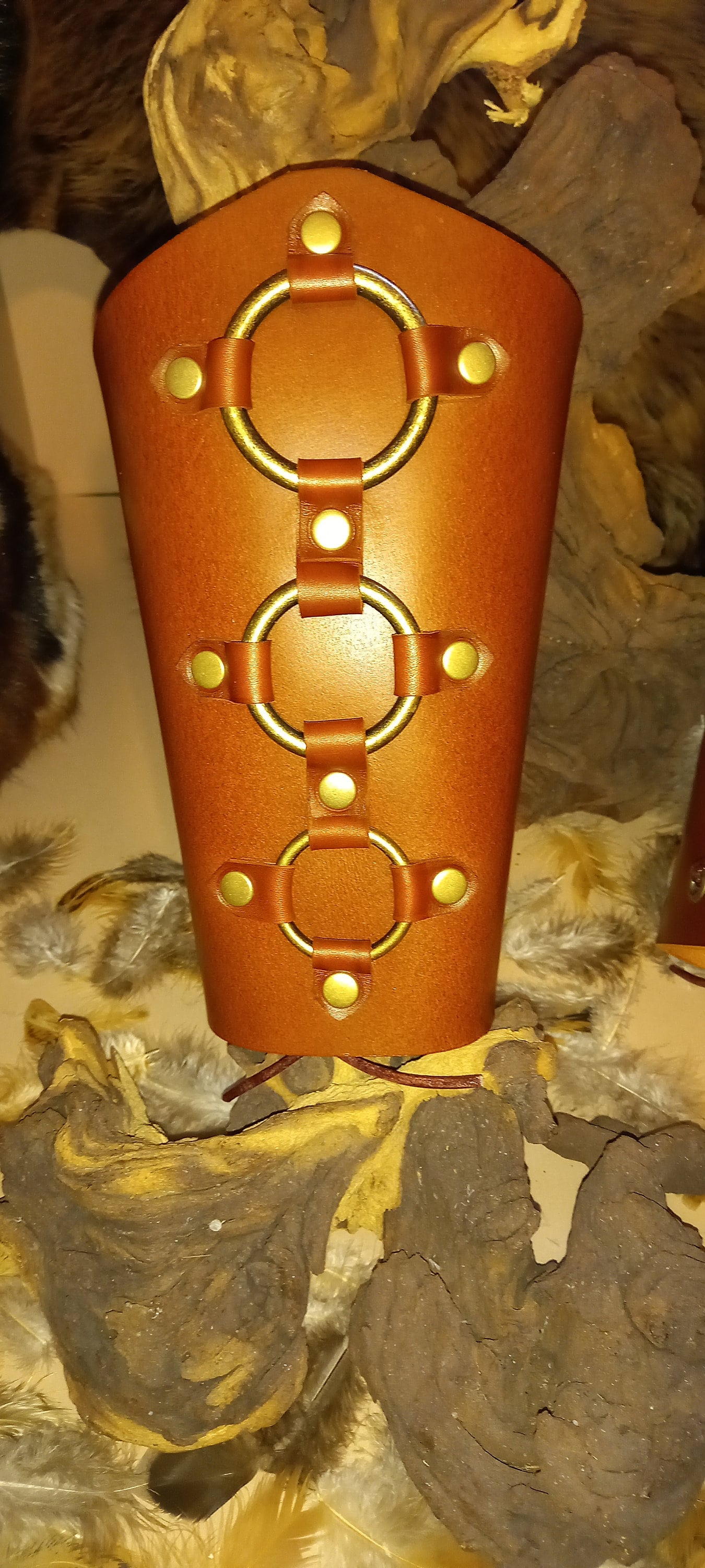 Real Buffalo Leather Vambrace Viking Artwork Armour Gauntlet - Etsy