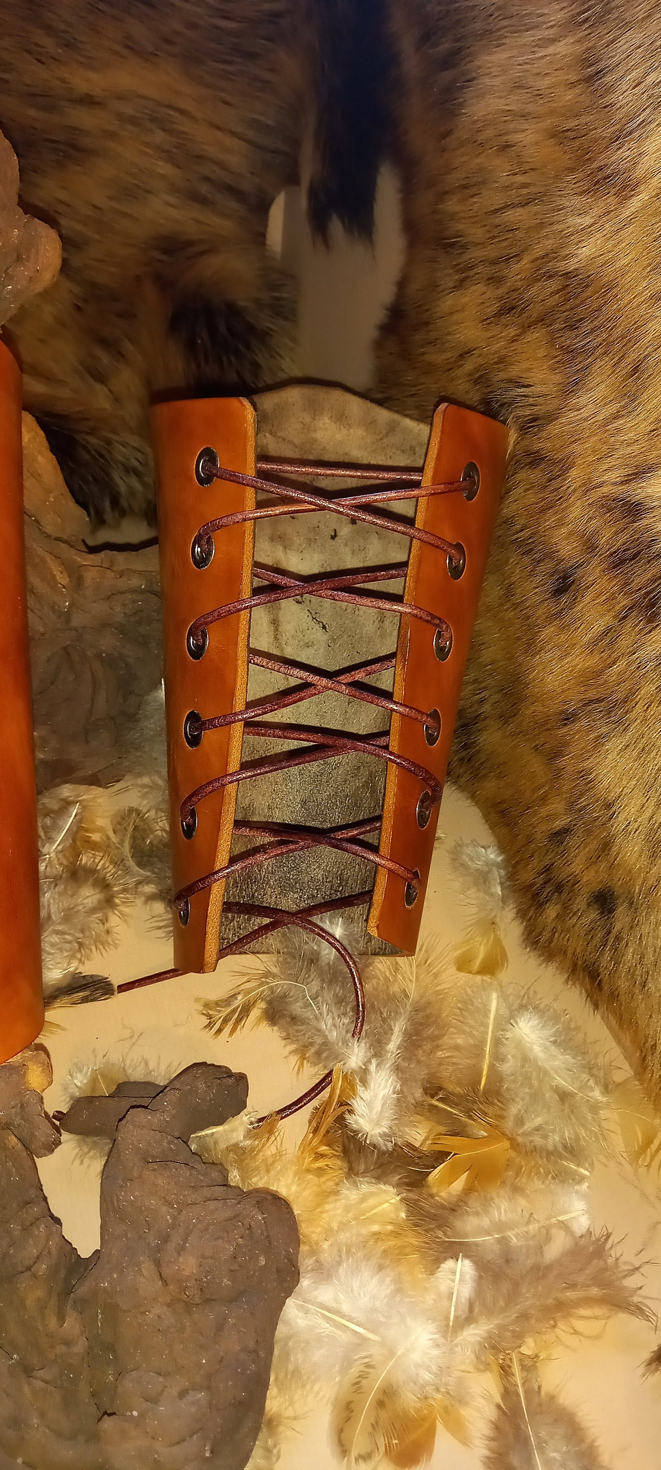 Real Leather Vambrace Viking Artwork Armour Gauntlet - Etsy