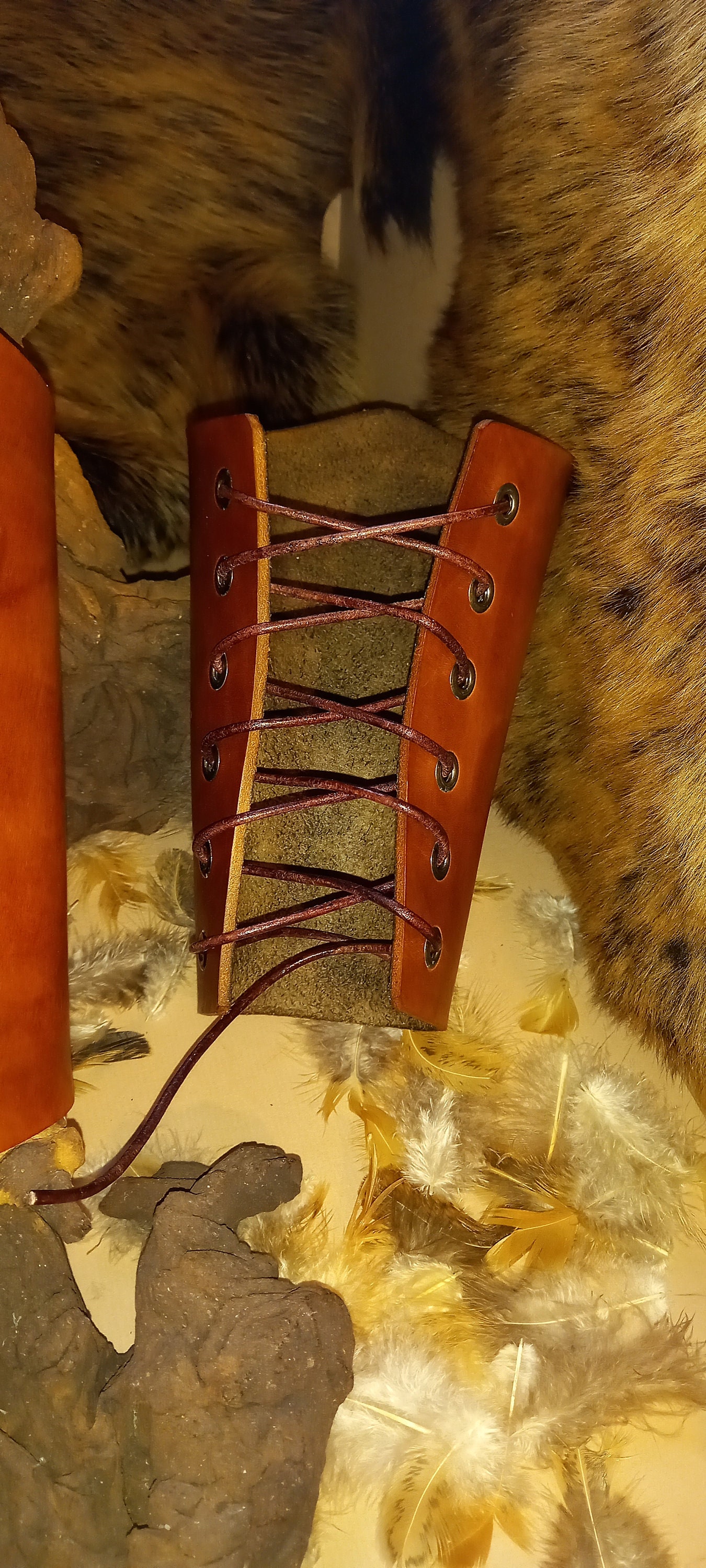 Real Leather Vambrace Viking Artwork Armour Gauntlet - Etsy