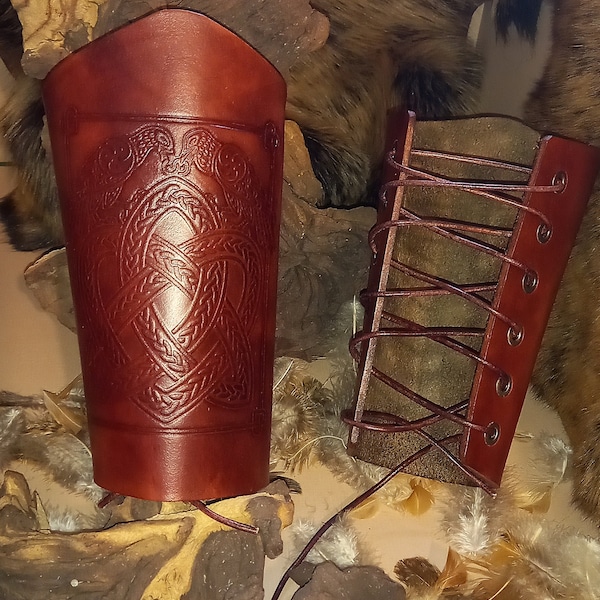 Leather Vambrace - Etsy UK
