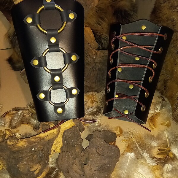 Leather Vambrace - Etsy UK