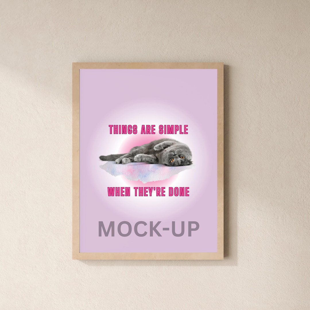 Bess Atwell Co-op Wall Art / Bess Atwell Lyric Poster / Cat in the ...