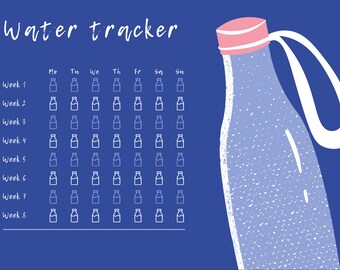 8 Week Challenge Tracker L 56 Days L Habit Tracker - Etsy