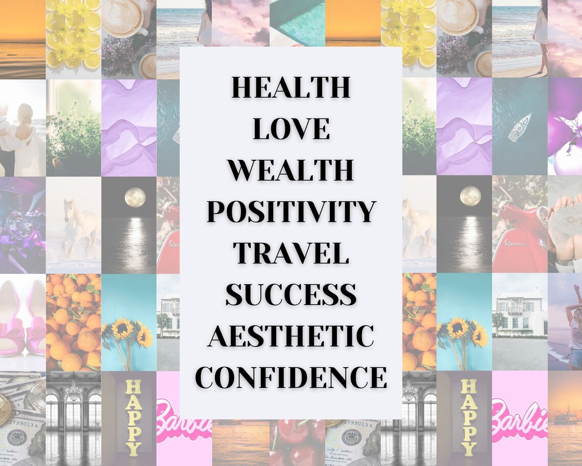 Vision Board Printables: Law of Attraction and Manifestation Journal ...