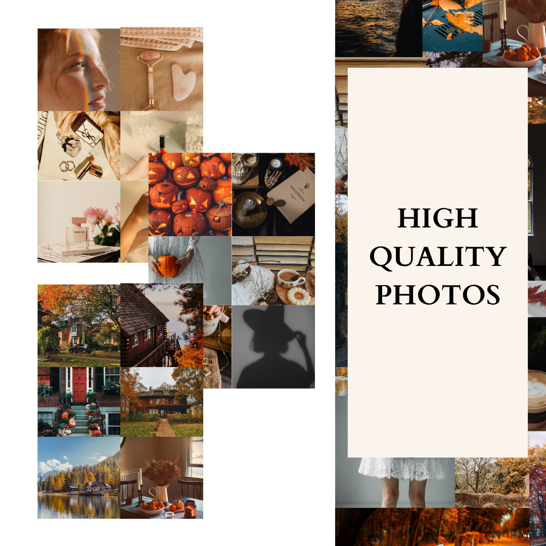 Autumn Vision Board: Fall Inspired Printable Manifest Board, Autumn ...