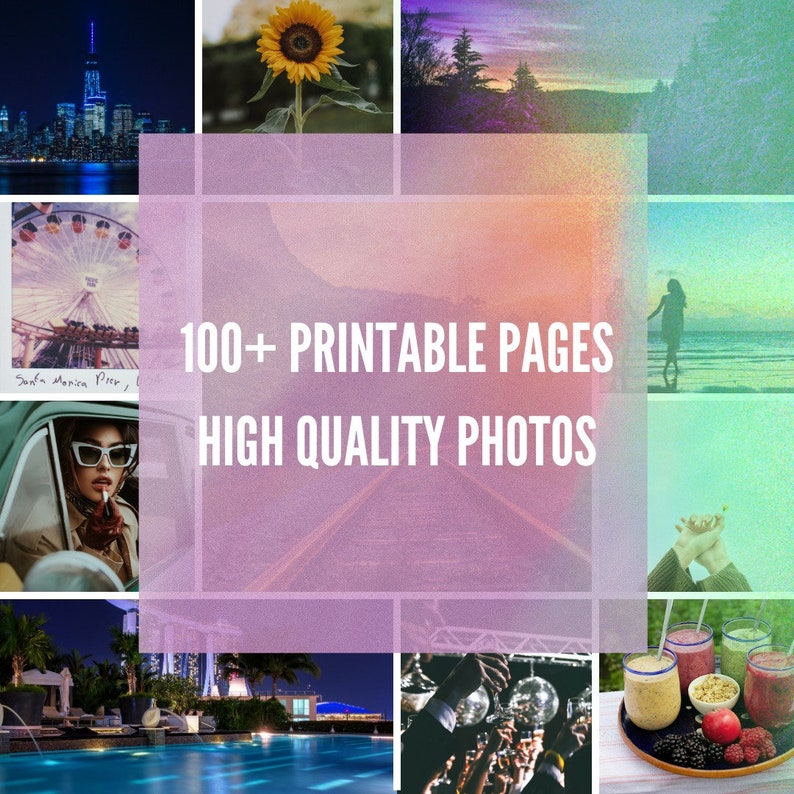 2024 Vision Board Printable Photos Kit: 1000 Vision Board Photos and ...
