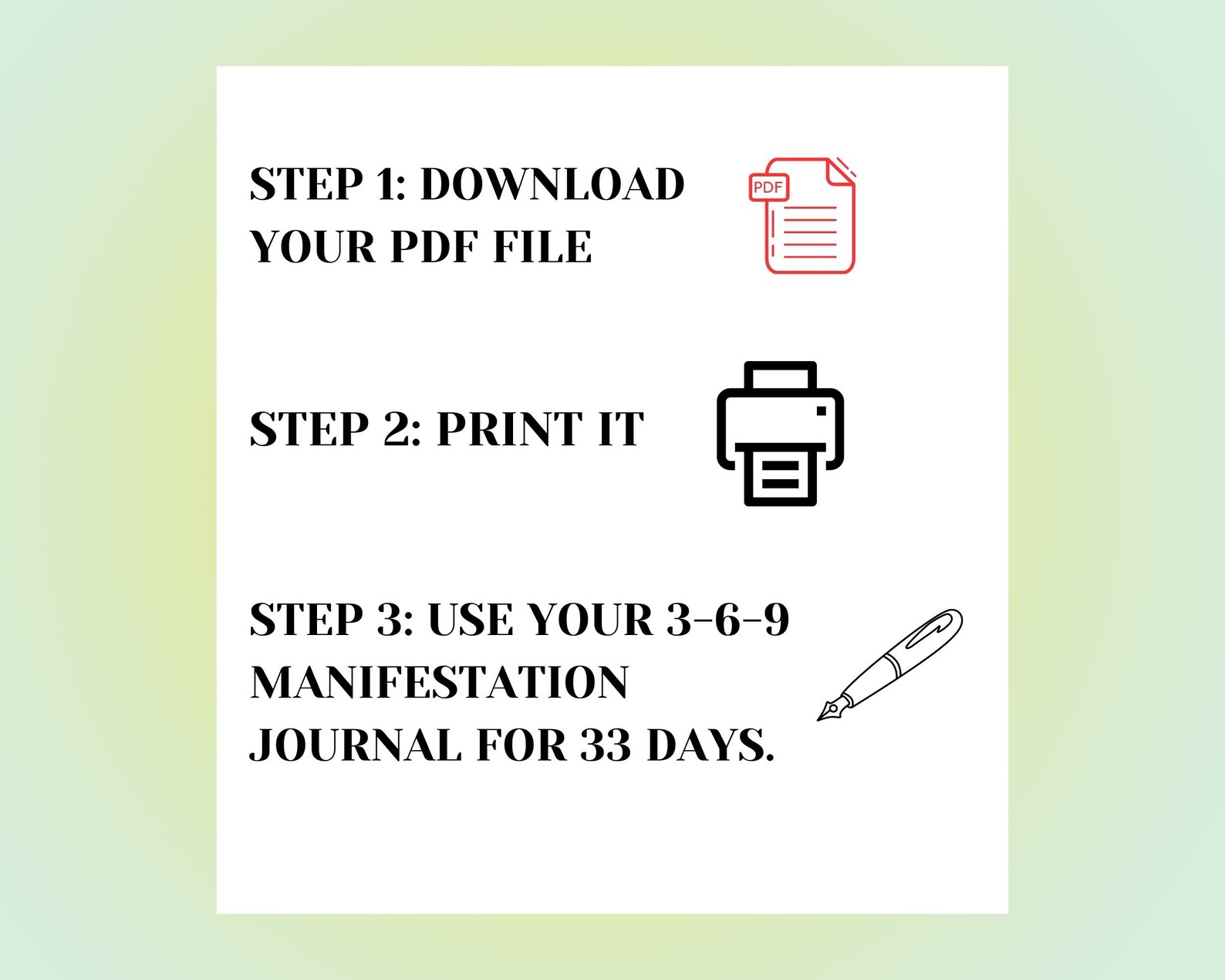 3-6-9 Manifestation Printable Journal,law of Attraction Workbook,3-6-9 ...