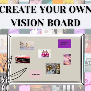 Vision Board Printables: Law of Attraction and Manifestation Journal ...