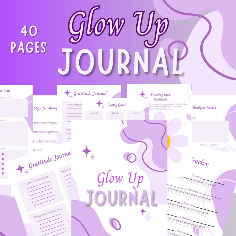 Printable Manifest Journal:positive Growth Mindsetpersonel - Etsy