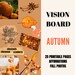 Autumn Vision Board: Fall Inspired Printable Manifest Board, Autumn ...