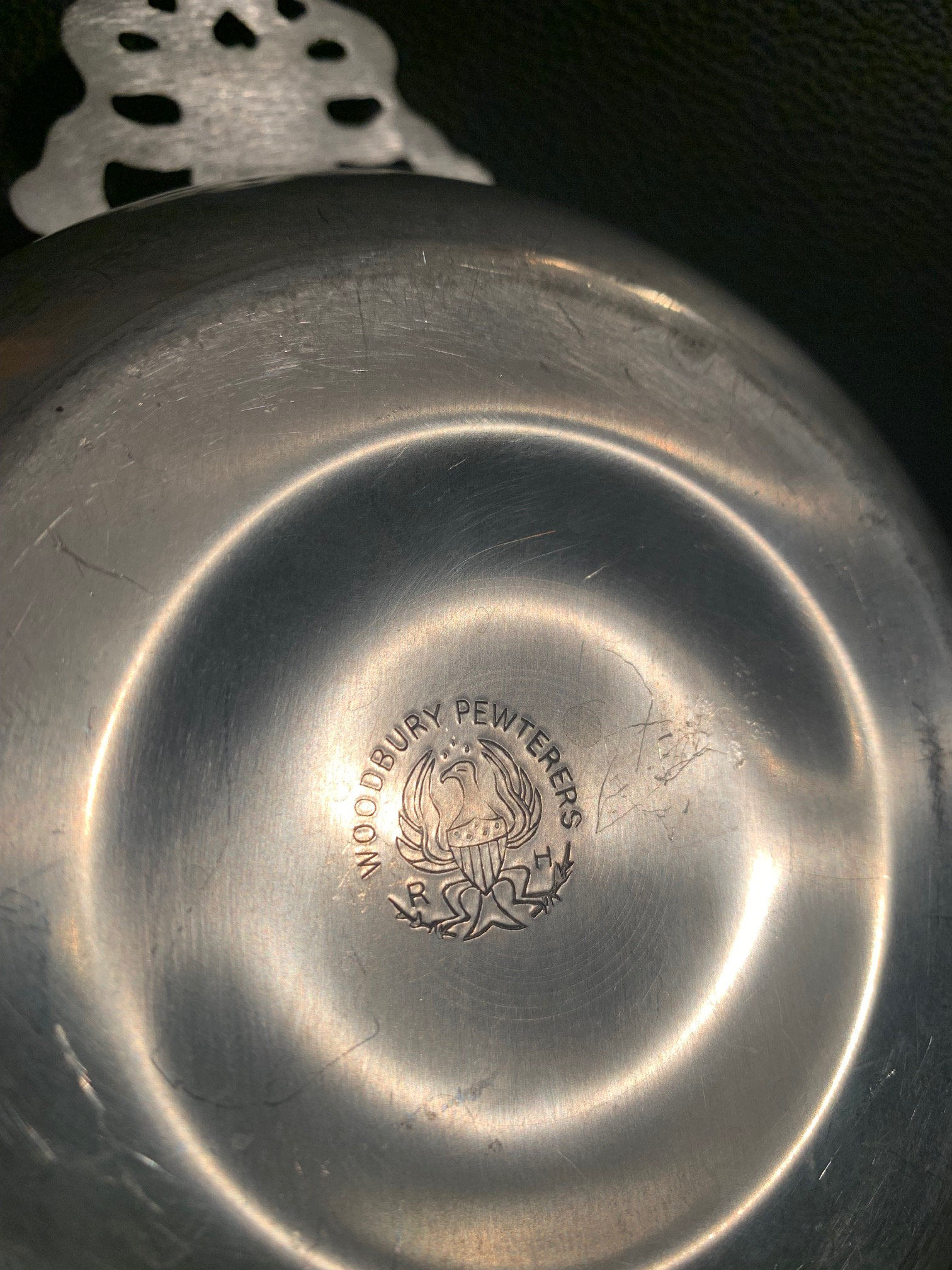 Vintage Woodbury Pewterers Soup Bowl Direct From Woodbury Connecticut ...