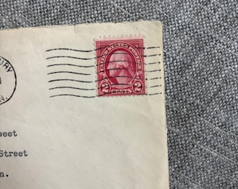 George Washington Red 2 Cent Stamp 1935 - Etsy