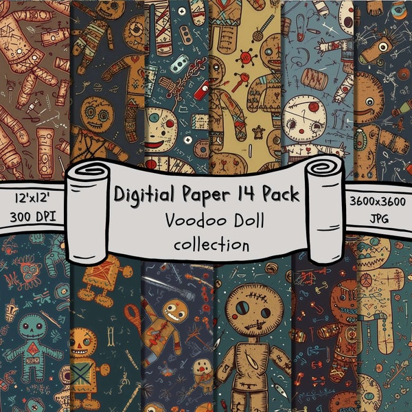 Voodoo Doll Pattern - Etsy