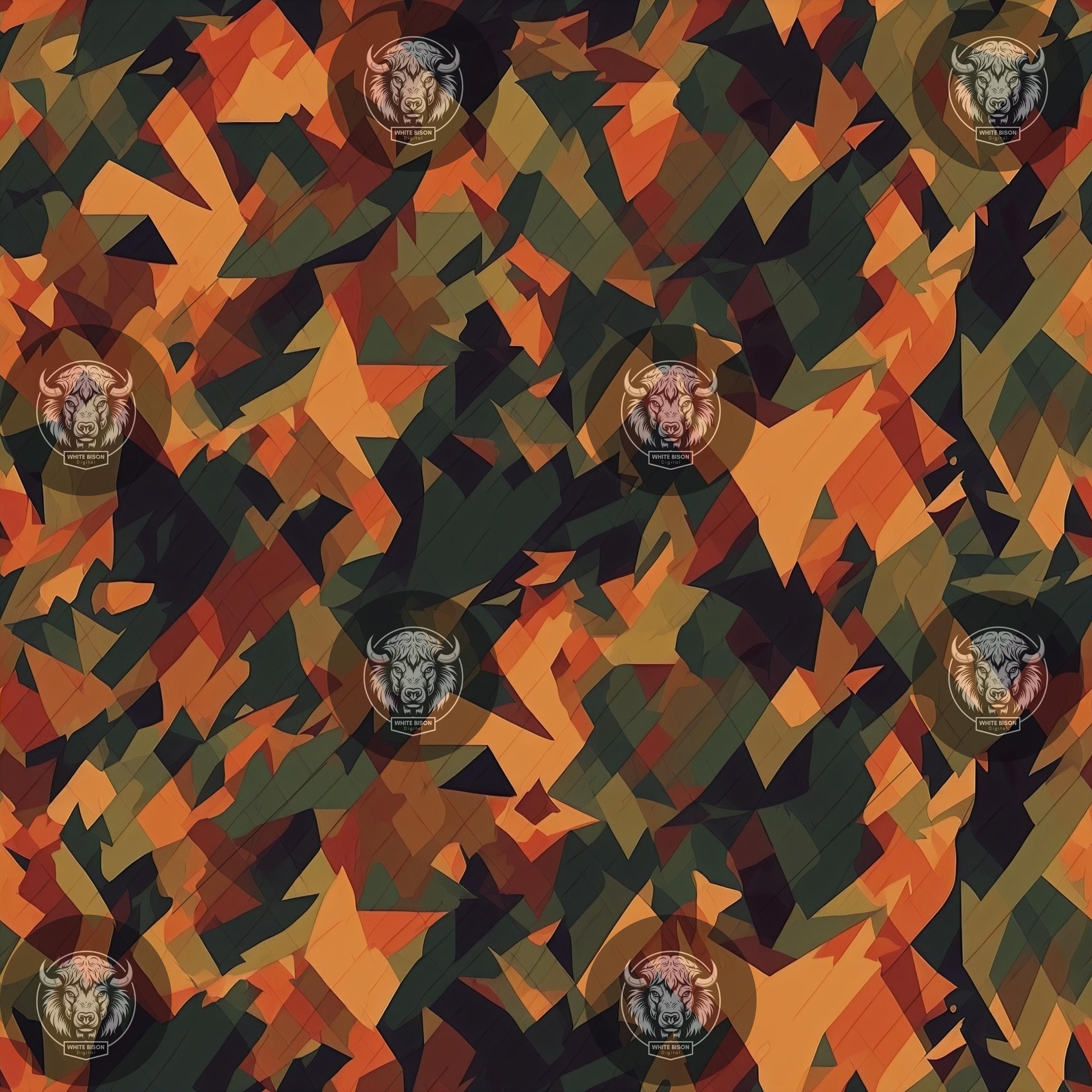Camo Digital Pattern - Seamless Camouflage Designs (instant Download ...