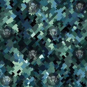 Seamless Digi Camouflage Patterns Digital Download, 14 Unique JPG ...