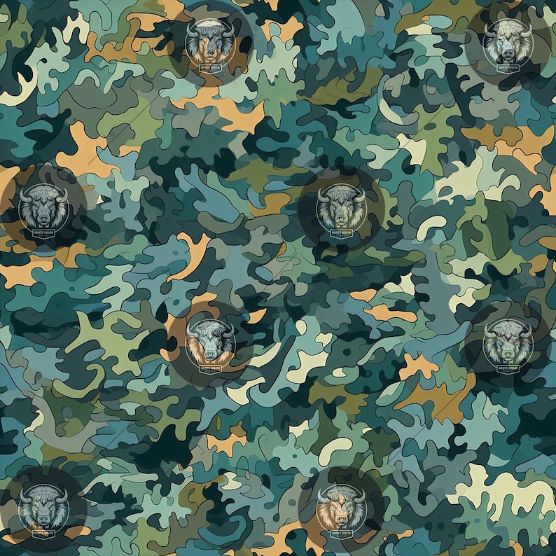 Camo Digital Pattern - Unique Custom Camouflage Design for Fashion ...