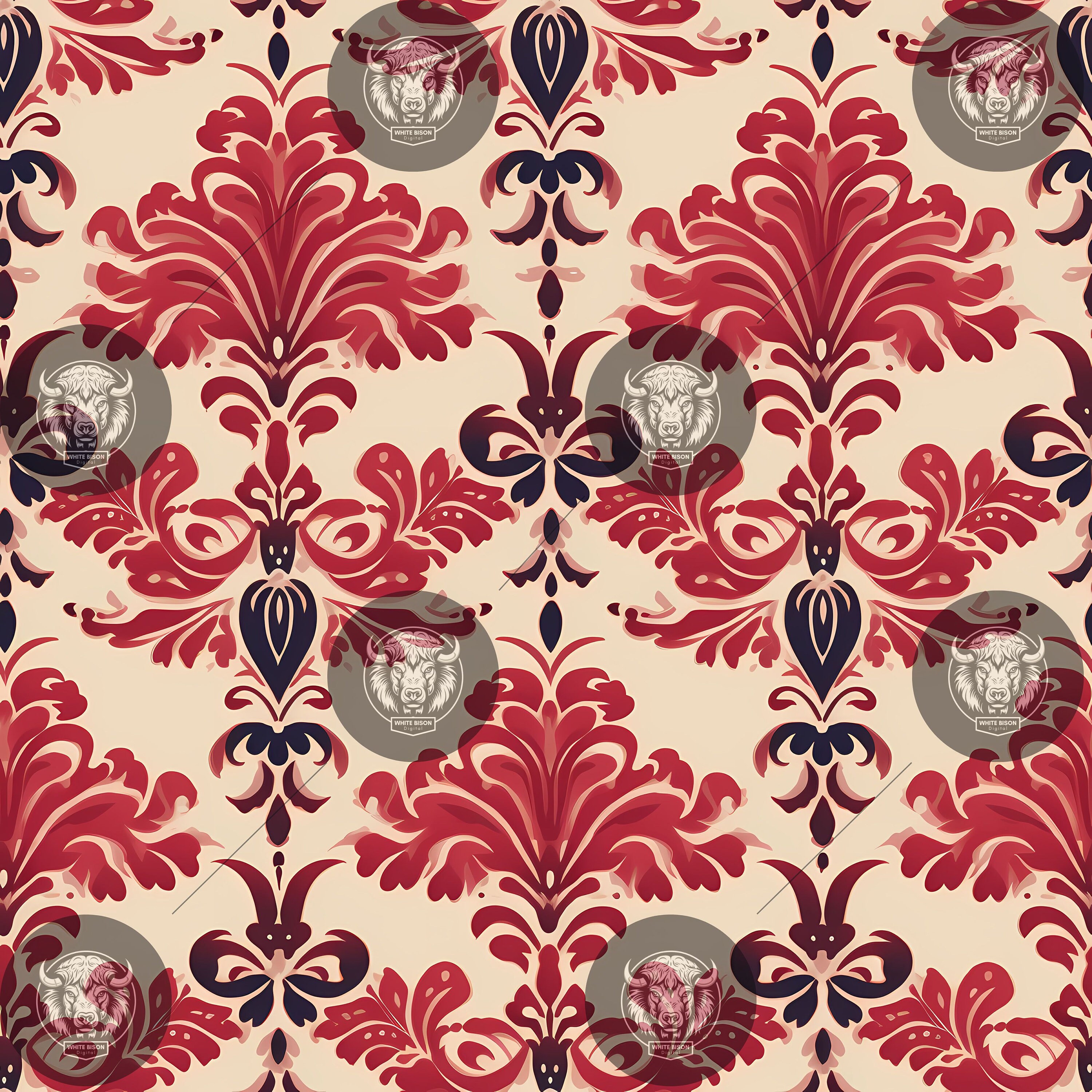 Victorian-inspired Seamless Pattern Bundle, DIY Products, 14 Antique ...