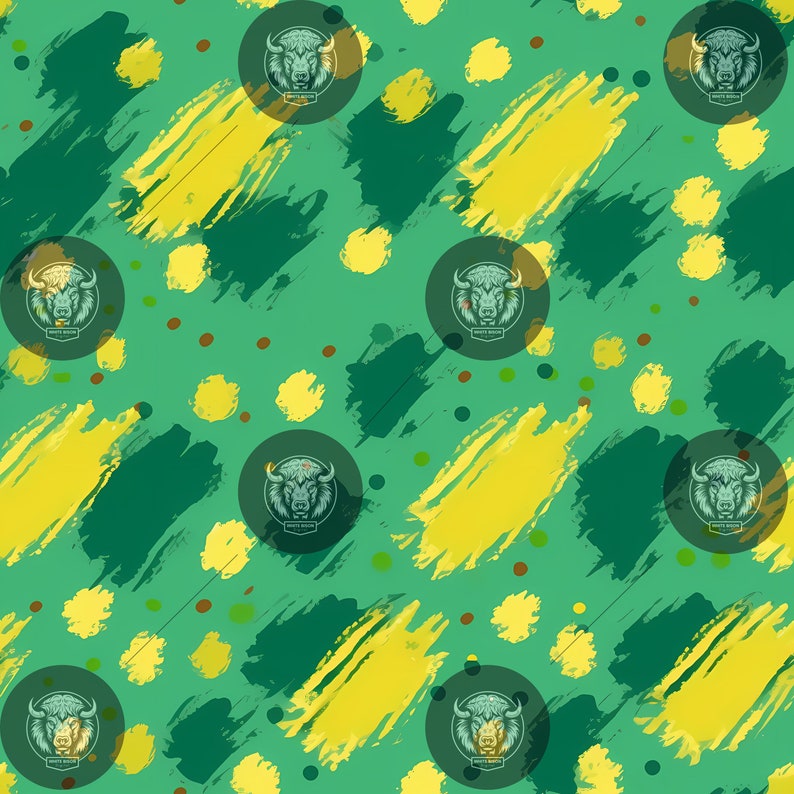 Retro Cartoon-themed Seamless Patterns 14 Vibrant Jpgs for Crafting ...