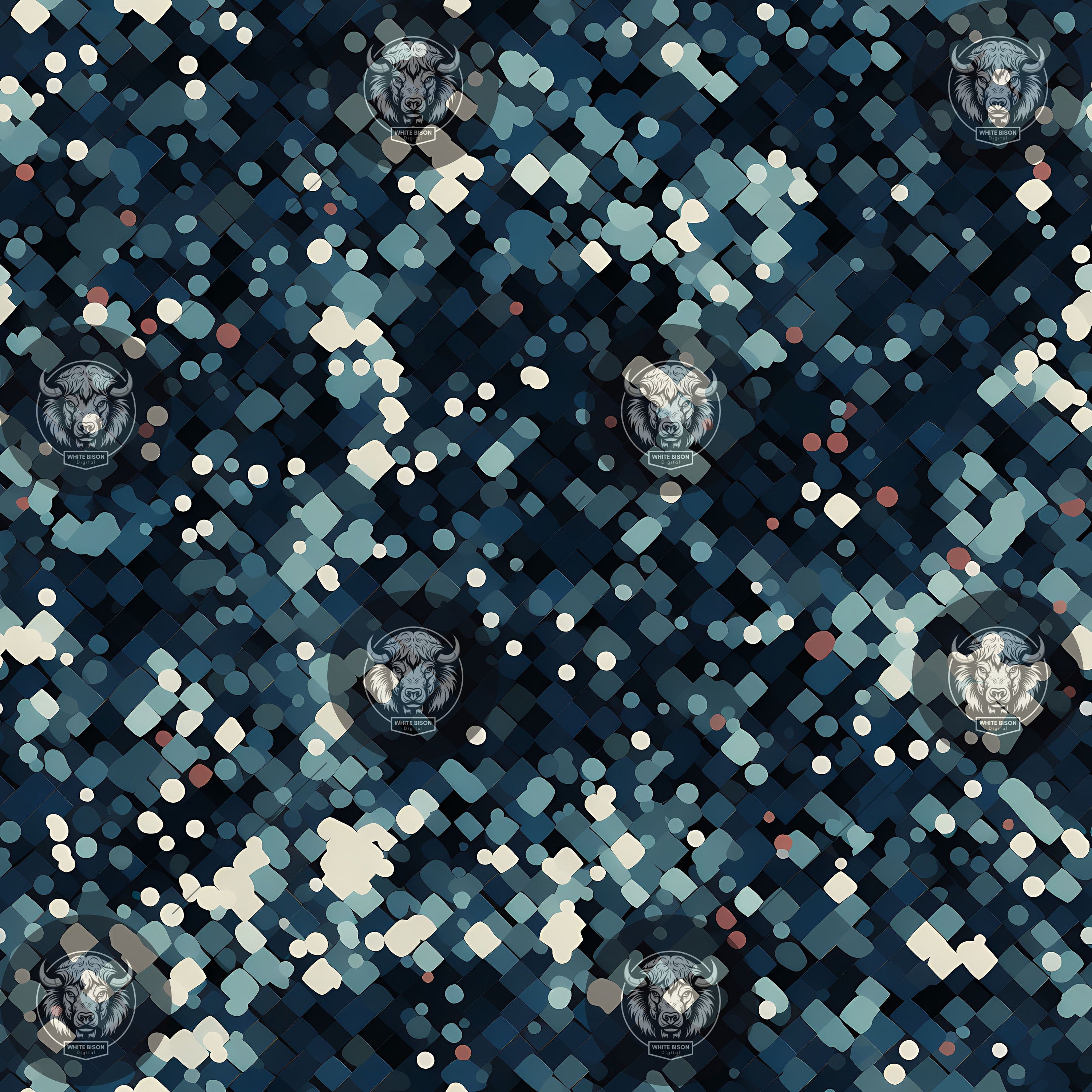 Seamless Digi Camouflage Patterns Digital Download, 14 Unique JPG ...