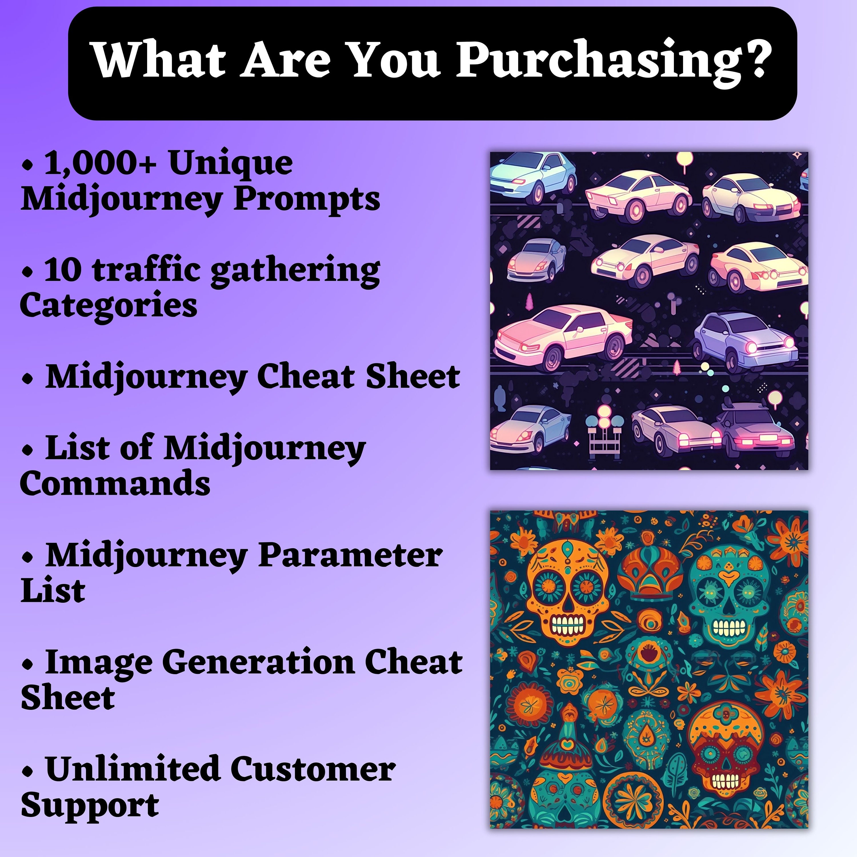 1000 Unique Midjourney Prompts for Seamless Digital Patterns, AI Art ...